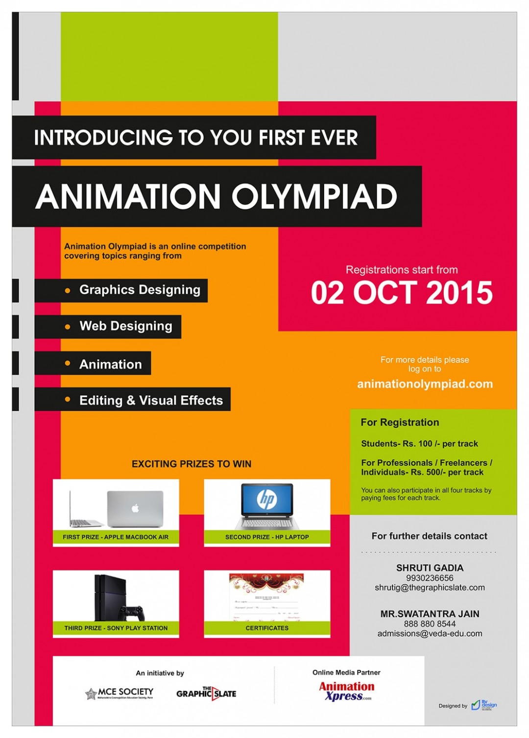 Animation Olympiad Competition 2015 | Animation studios in pune SVFX