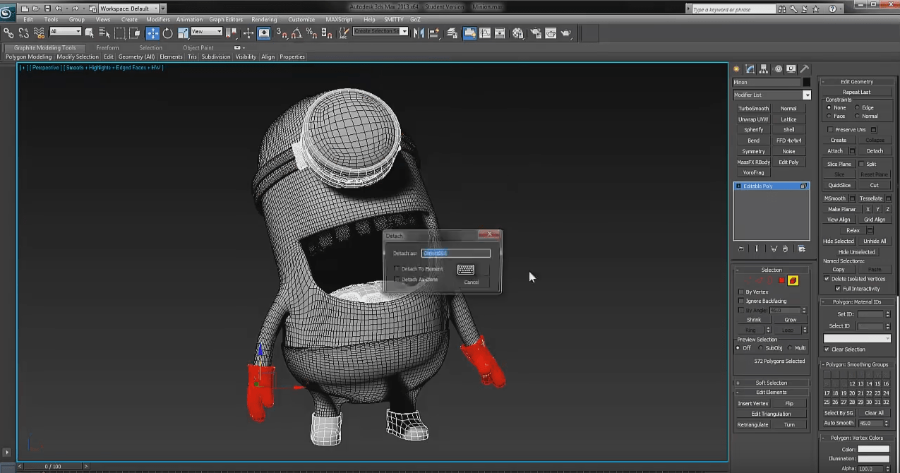 Speed Modeling The Minion from Despicable Me | Animation studios in ...